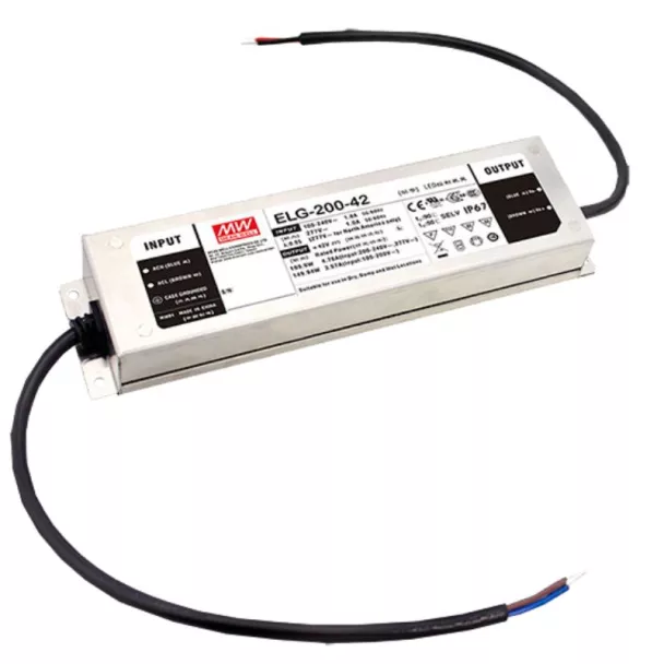 MEAN WELL ELG-200-24DA IP67 24V 200-Watt Waterproof DALI LED Driver | Power Supplies Australia
